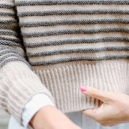 Milano Sweater Knit Kit Pattern Download | Digital Knitting Pattern