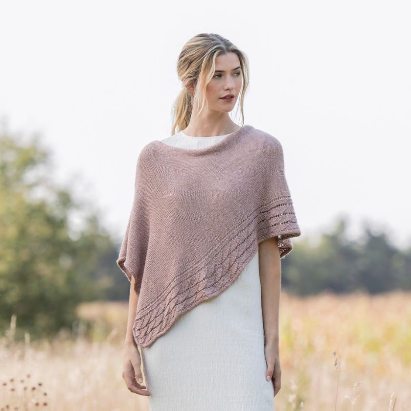 Serenity Wrap Knitting Kit | Alpaca & Silk Yarn