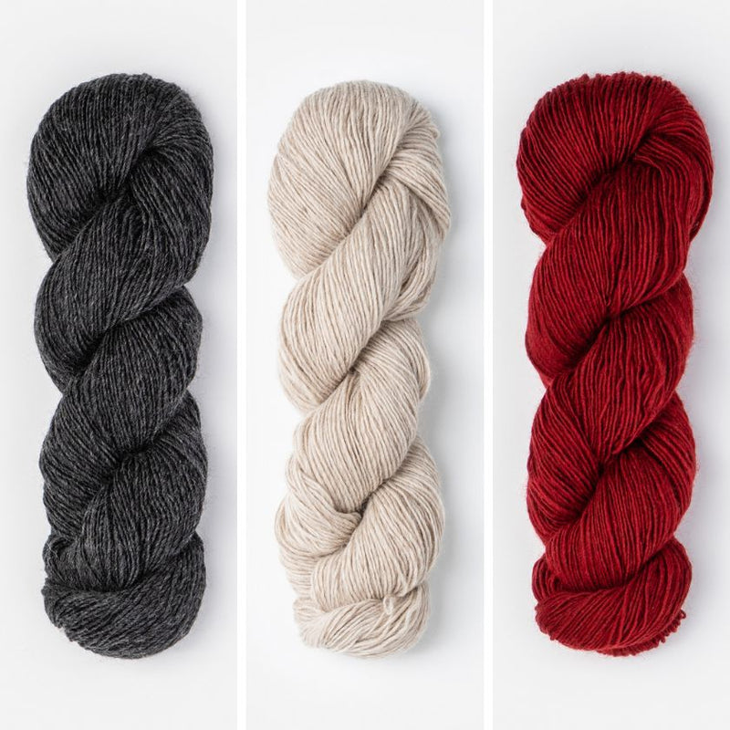 Tivoli Shawl Knitting Kit | Light Wool Knit Wrap Project