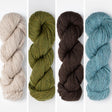 Intermediate Knitting Kits for Adults | Highland Wool | Persimmon Wrap