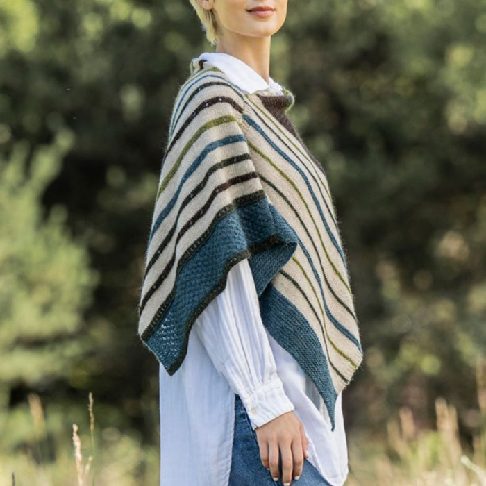 Poulsbo Wrap Knitting Kit | Blue Sky Fibers Woolstok Light